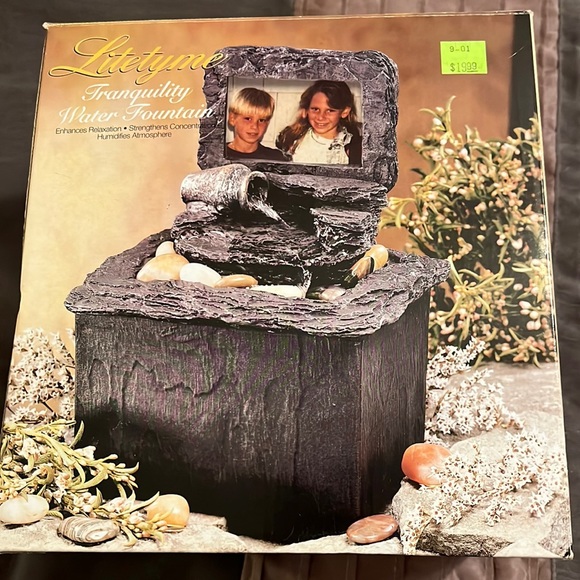 Litetyme | Accents | Nwt Photo Frame Water Frame Water Fountain For ...